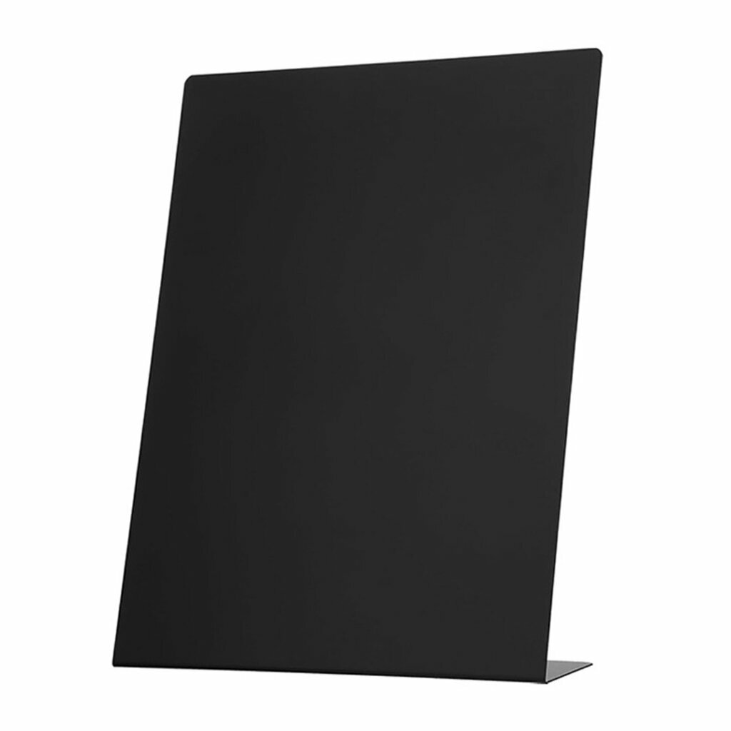 Металлическая доска для заметок L-образной формы, настольная магнитная доска объявлений, доска для записей мелом, для свадебного оформления, 22x6x28 см.