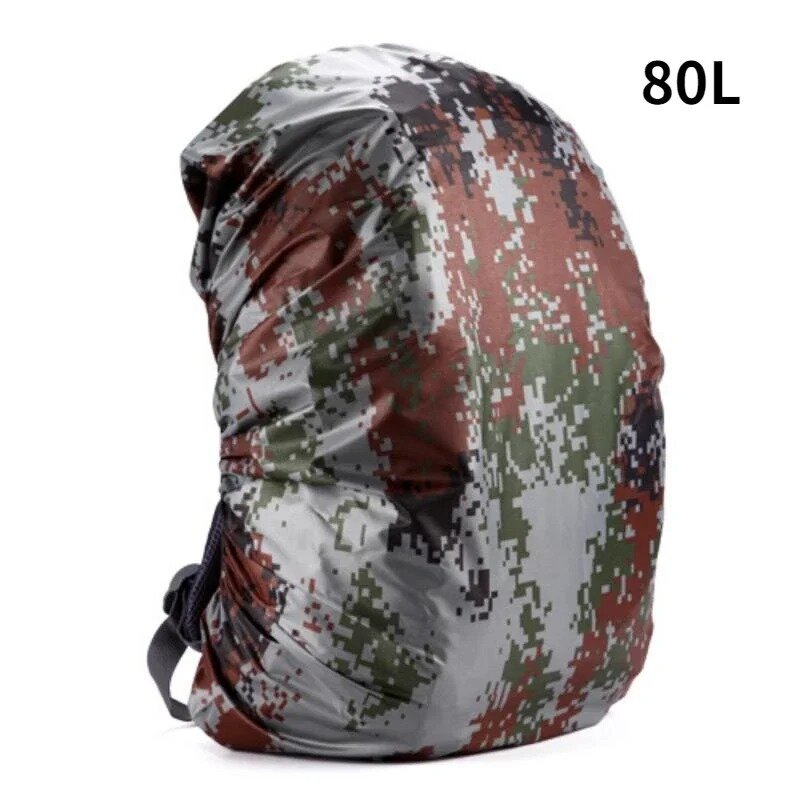 Наружная сумка 35L-80L, водонепроницаемая, с дождевиком и чехлом