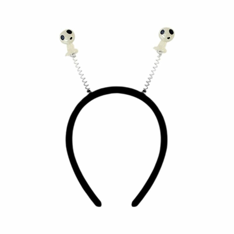 Светящаяся повязка на голову инопланетянина, забавный трехмерный головной убор -кривой инопланетный стиль