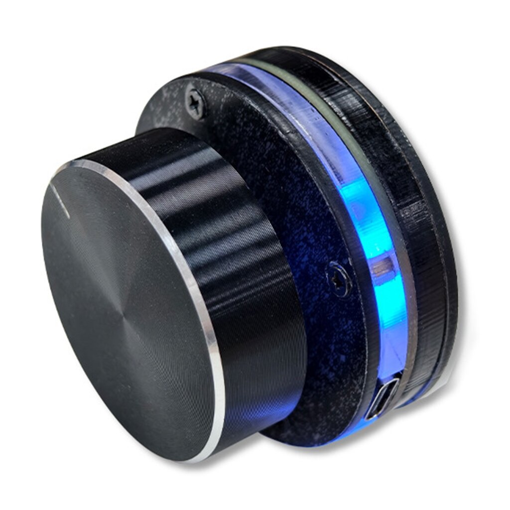 Настраиваемый USB-контроллер звука для ПК, регулятор звука, проводное USB-устройство, светодиодная подсветка сзади