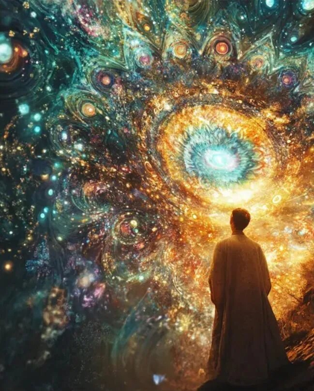 Алмазная Мозаика "Фэнтези Космос" 40x50 См Алмазная Вышивка / Картина Стразами Подарков / Украшения