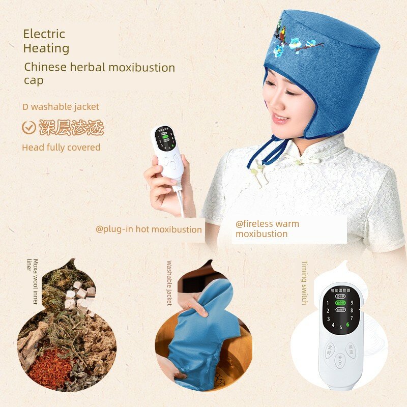 Термокомпресс для головы при головных болевых симптомах, простуде, мигрени, тепловая терапия для висков, средство для