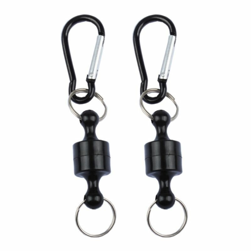 2 магнитные пряжки для рыбалки и альпинизма-черный