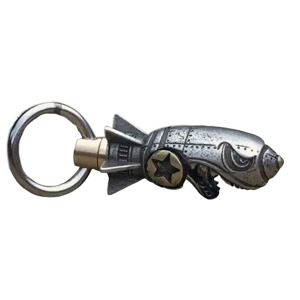 Уникальный Брелок Shark Rocket Bomb, Износостойкий Металл, 2.7*1.1 см, С Открывалкой