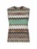 Топ Missoni Zigzag crew neck top, размер 46, разноцветный