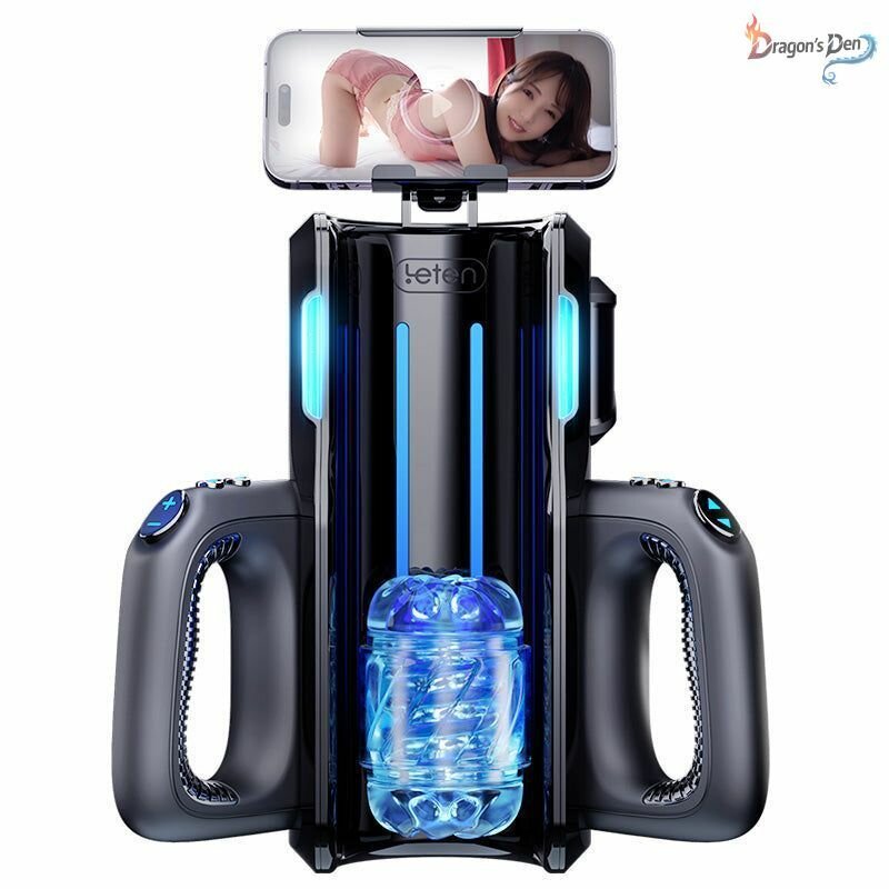 Leten CANNON KING PRO, мастурбатор для мужчин, высокоскоростной автоматический телескопический трастинг, реалистичная киска-вагина со стонущим голосом и держатель для телефона