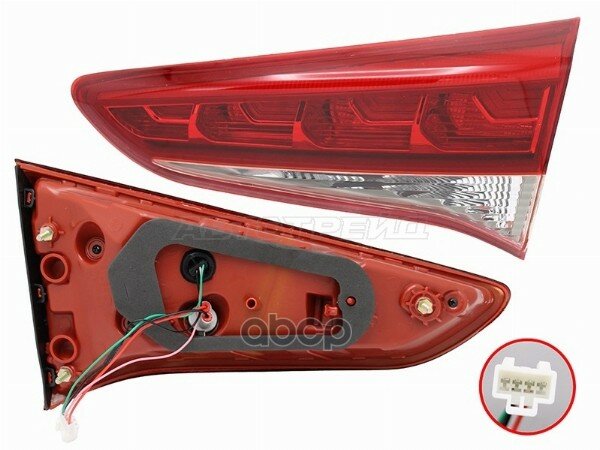Фара Sat ST3211319RAQ Hyundai Tucson 2015-2019 правый, LED передняя оптика