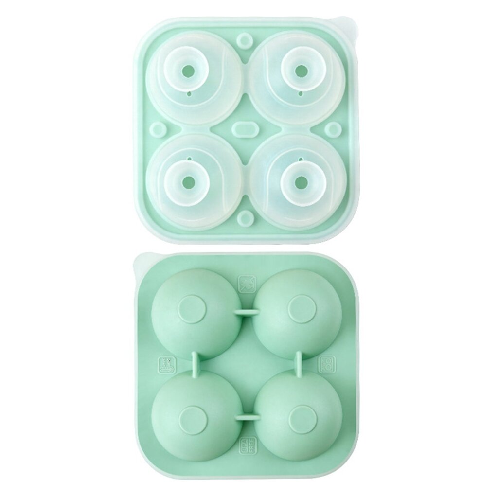 Форма для кубиков льда для тенниса-Зеленая-4 Теннисных мяча