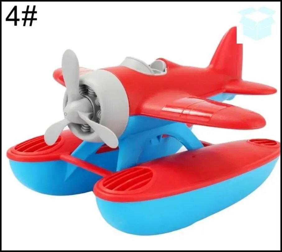 Плавающая модель 3d гидросамолета детская игрушка для купания в бассейне