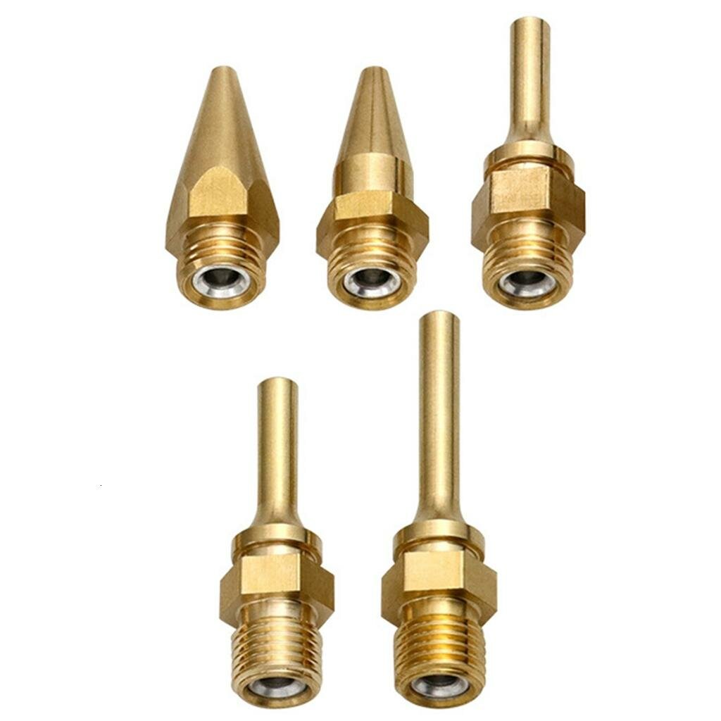 Сопло для пистолета подачи клея, медное, удлиненное