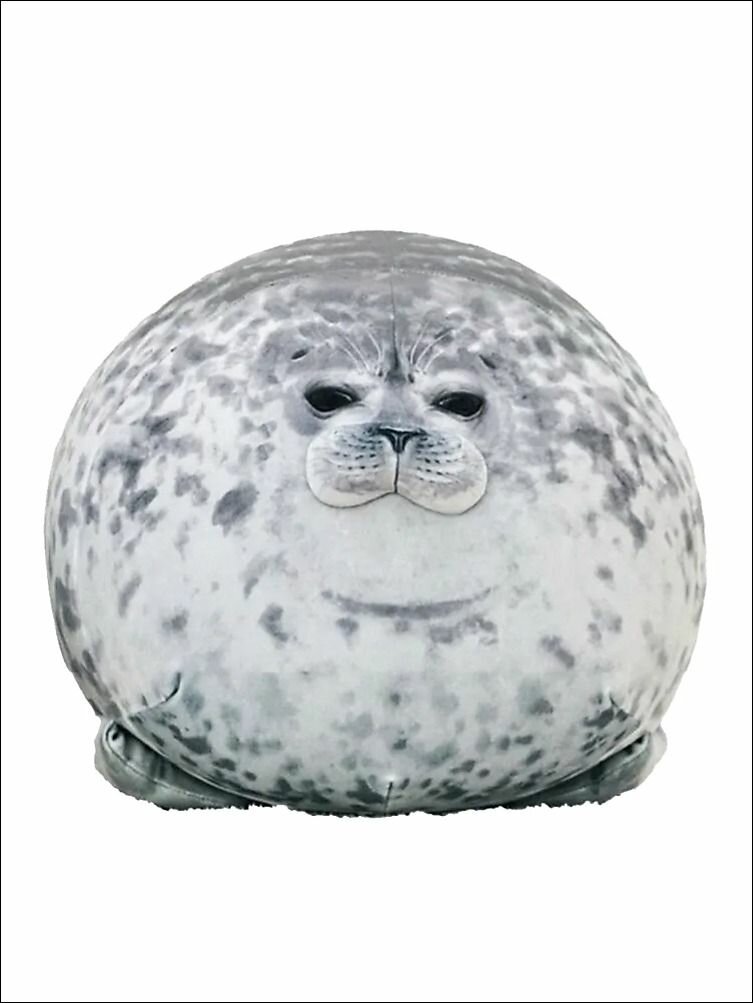 Мягкая игрушка подушка плюшевый Тюлень Виталий