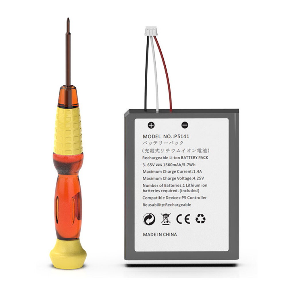Сменный Аккумулятор с Отверткой для Контроллера, Литиевая Аккумуляторная Батарея емкостью 1560 мАч для