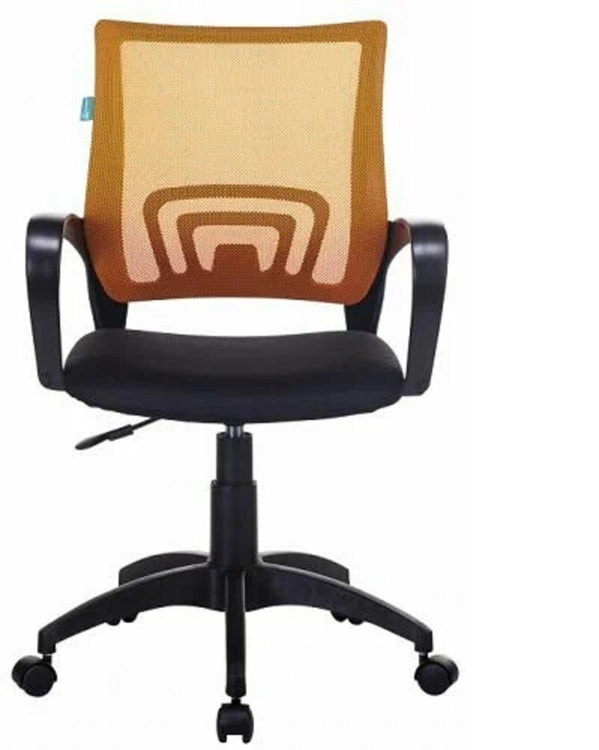 Кресло Бюрократ CH-695NLT цвет оранжевый TW-38-3, сиденье черное TW-11 сетка/ткань крестовина пластик