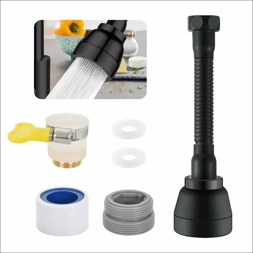 Аксессуары для кухонного крана, вращающиеся на 360 , 3 режима, подходят экономии воды в кране