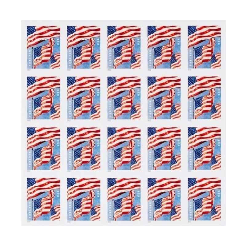 U. S.-Forever Stamp-Stickers for July 4th-Celebrations Parades Event American Flag Stickers American Stickers USA-Sticker