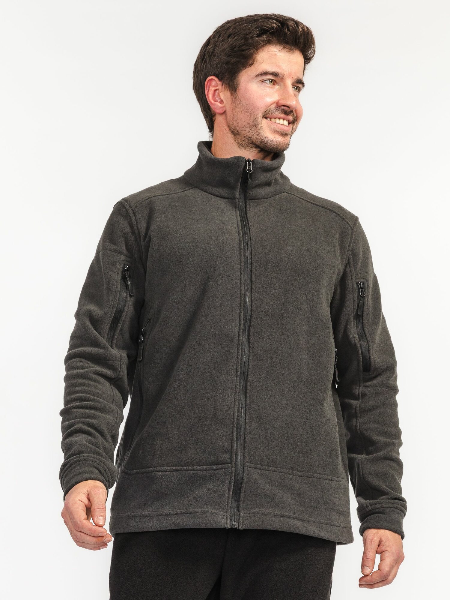 Толстовка тактическая флисовая кофта на молнии BMFK0003