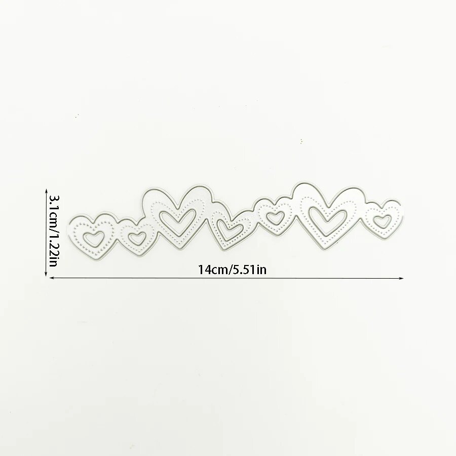 Металлические рождественские пресс-формы для скрапбукинга Белый, XL20903