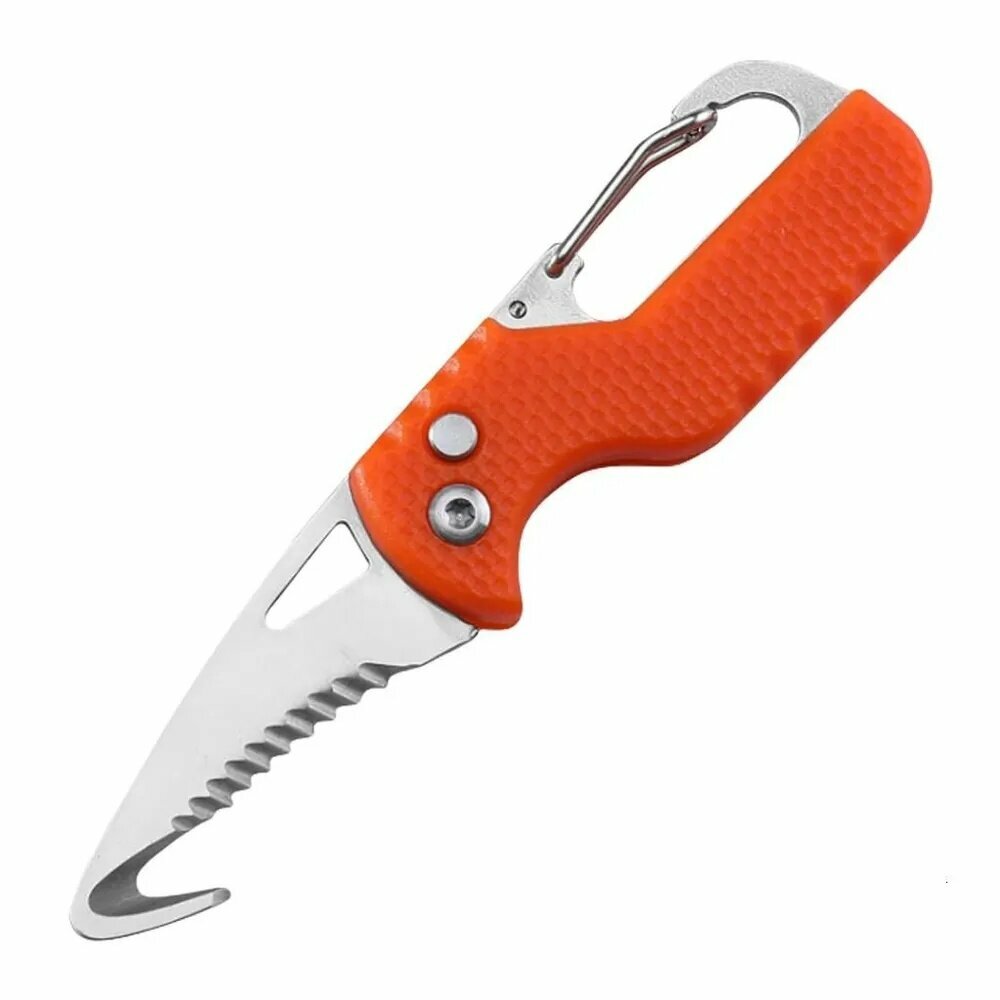 Разгрузочный нож с крюком, - Стальное лезвие ножа или