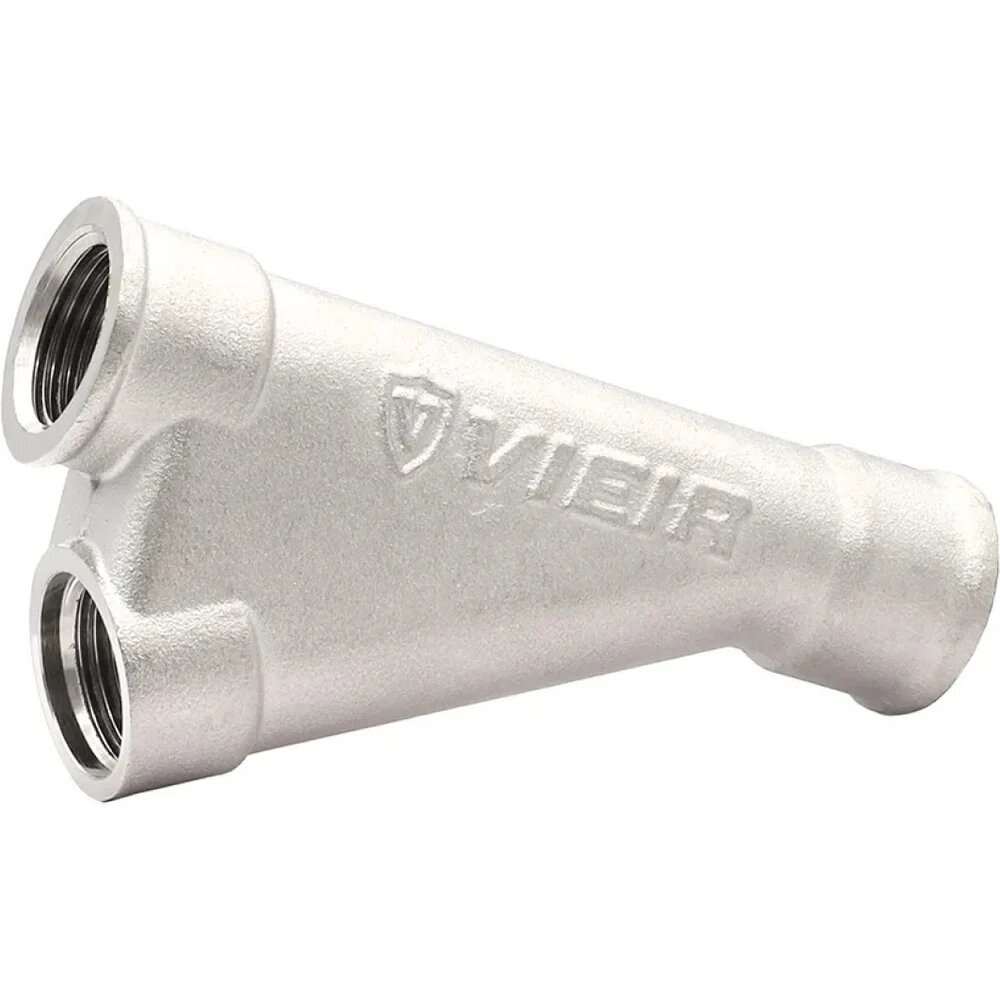 Тройник косой ViEiR 3/4″ латунный для гильзы под погружной датчик температуры для монтажа в контур отопления