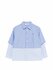Рубашка Dondup Striped two-tone shirt, размер 10 лет