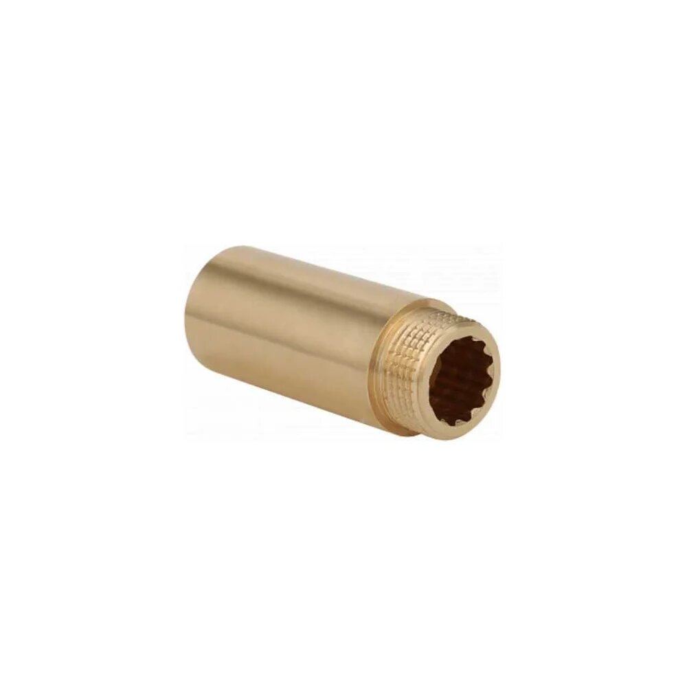 Удлинитель ВР-НР, латунный Gappo 1/2" х 100 мм (уп. из 5 шт.) G1221.04100