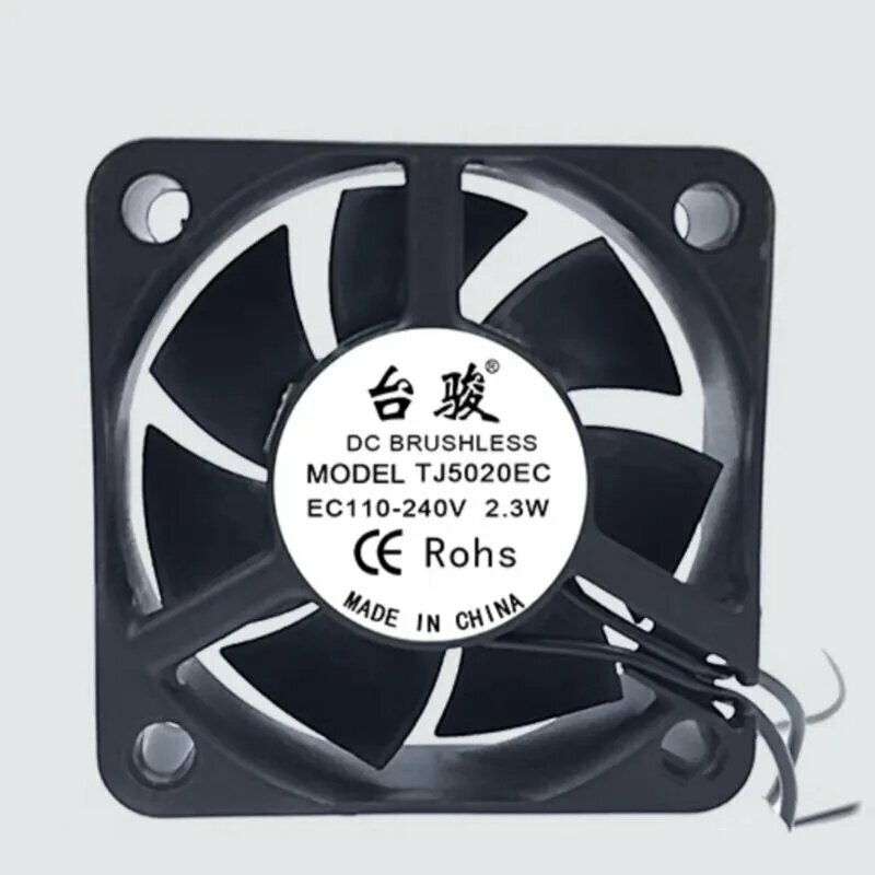 TJ5020EC AC110-220V 50*50*20mm маленький охлаждающий вентилятор с большим объемом воздуха