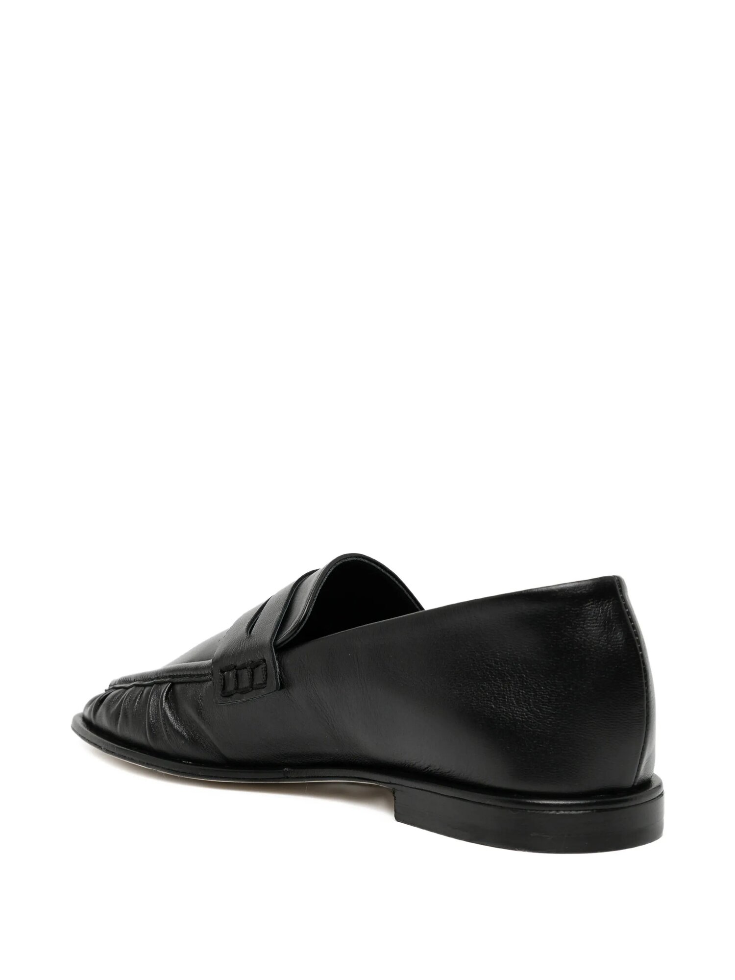 Лоферы STUDIO AMELIA Leather loafers, размер 40, black/black — фото 1