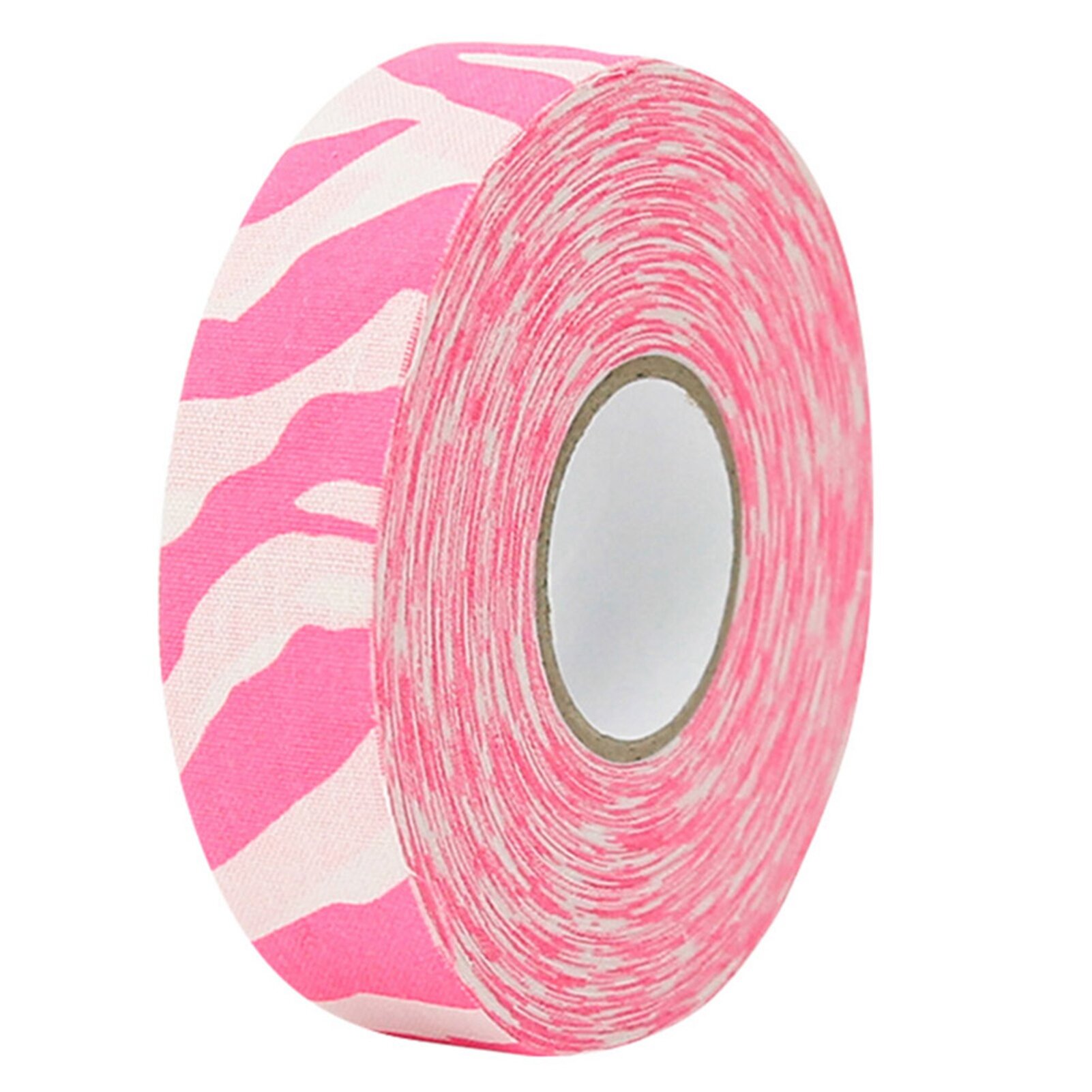 2.5cmx25m Hockey Protective Tape Sport Badminton Pole Pads Stick Tapes Pink Zebra