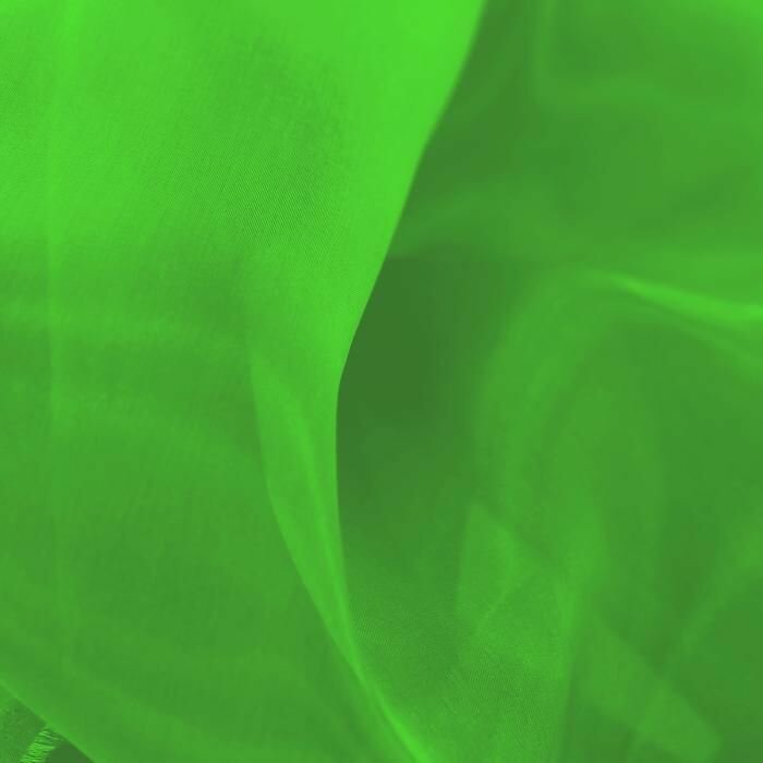 Органза Apple Green (яркий зеленый) 500*140 см