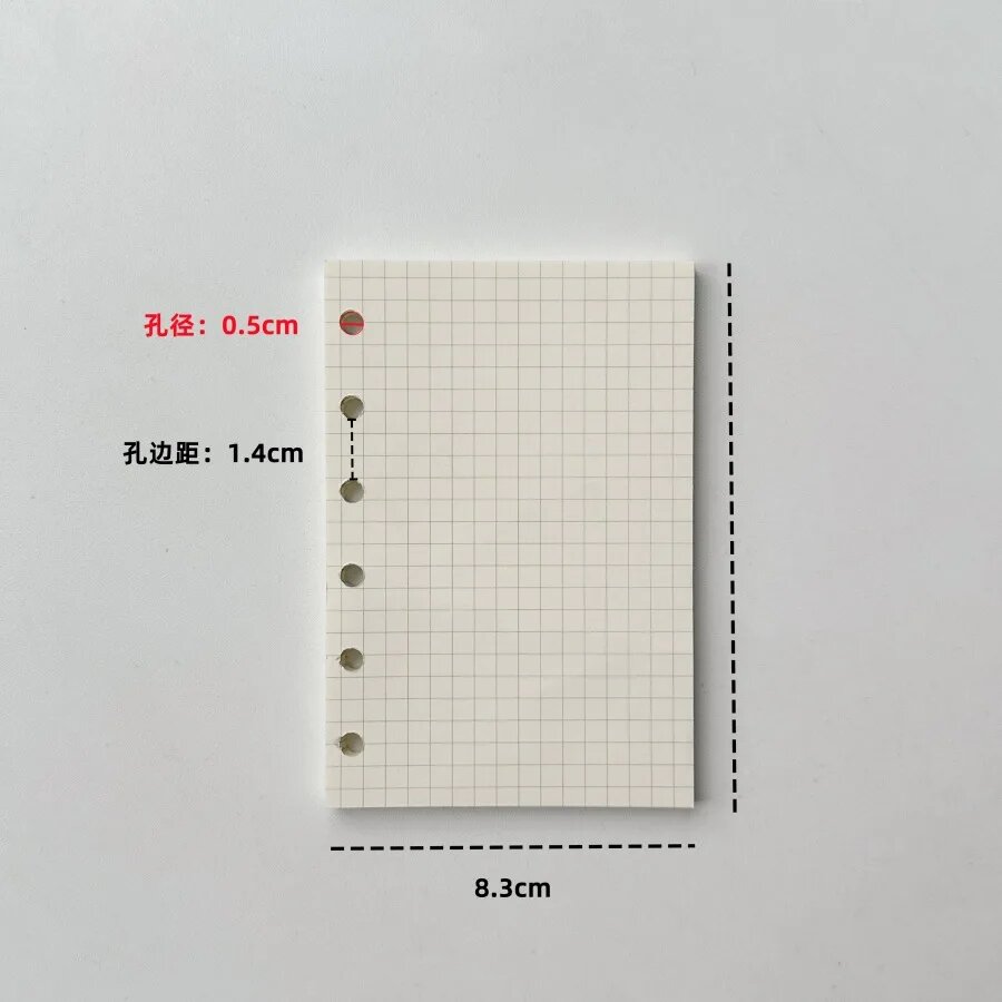 Coliky сменный блокнот A7 grid