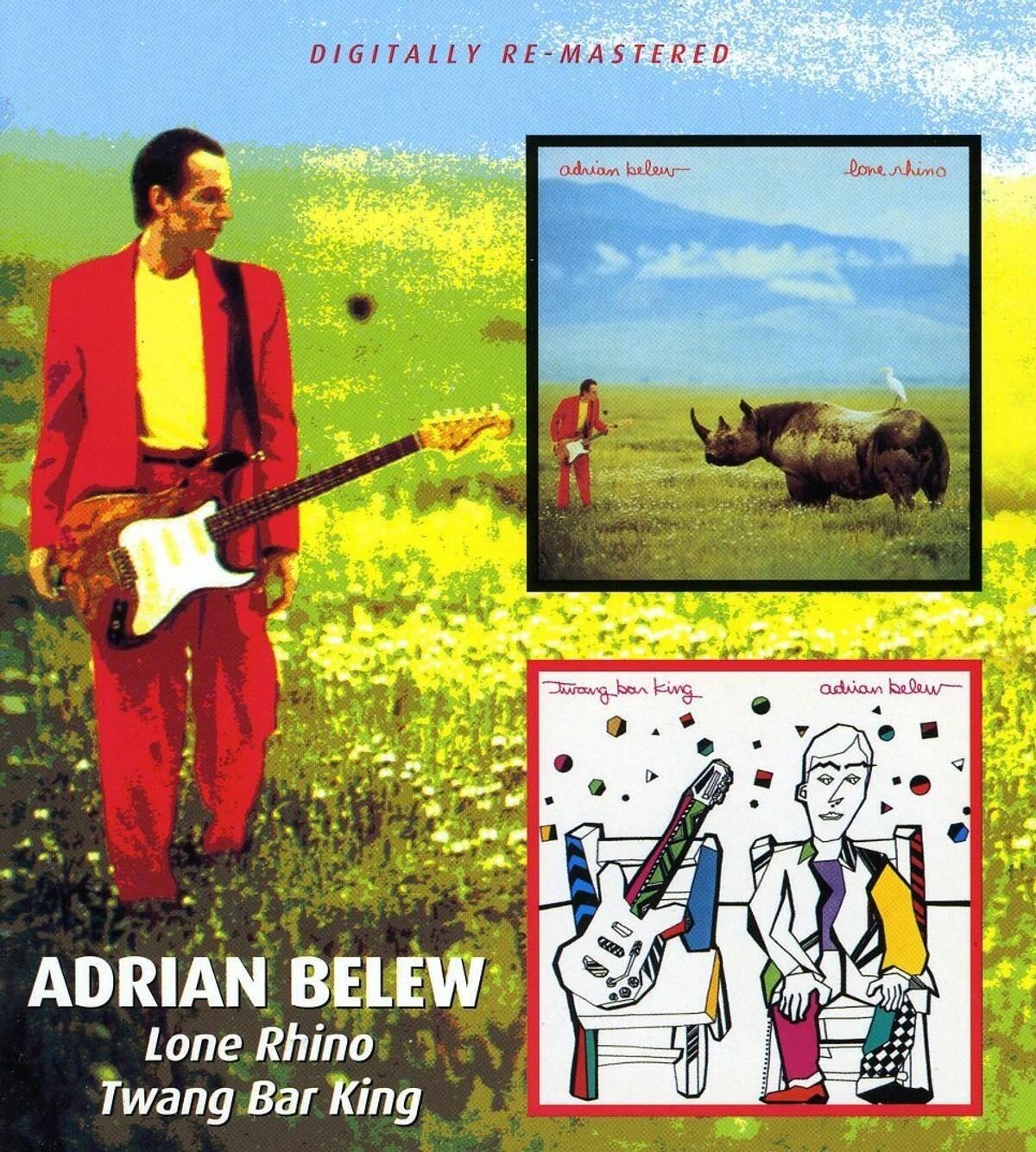 CD диск Adrian Belew - Lone Rhino/ Twang Bar King (CD) 2009