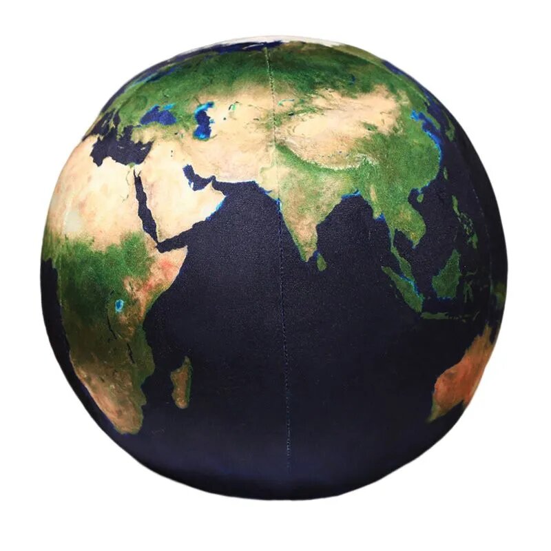 Мягкий плюшевый игрушечный набор планет для обучения и декора, черная Земля-27 см/10,63 дюйма.