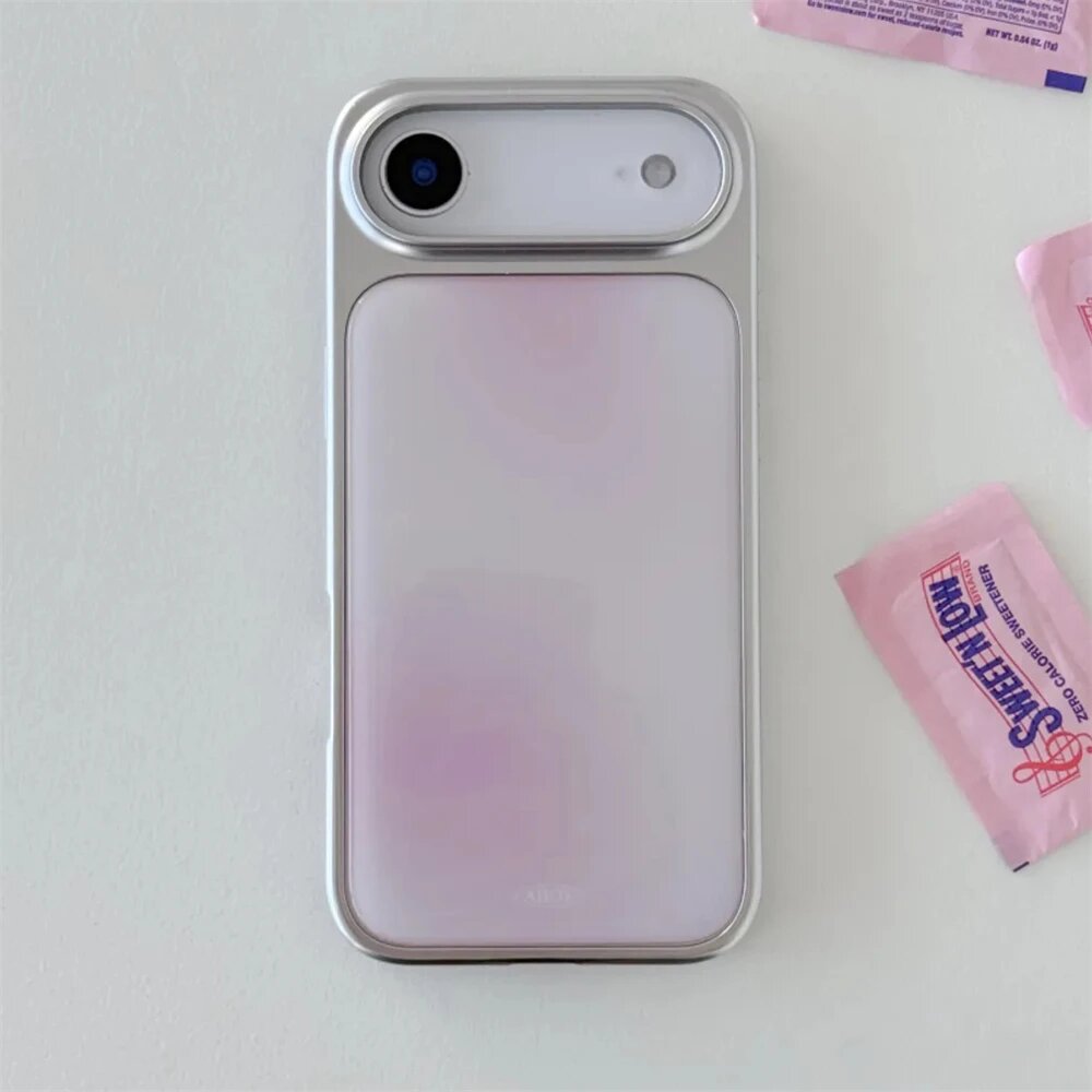 Розовый чехол для iPhone 13 Pro Max из эпоксидной смолы