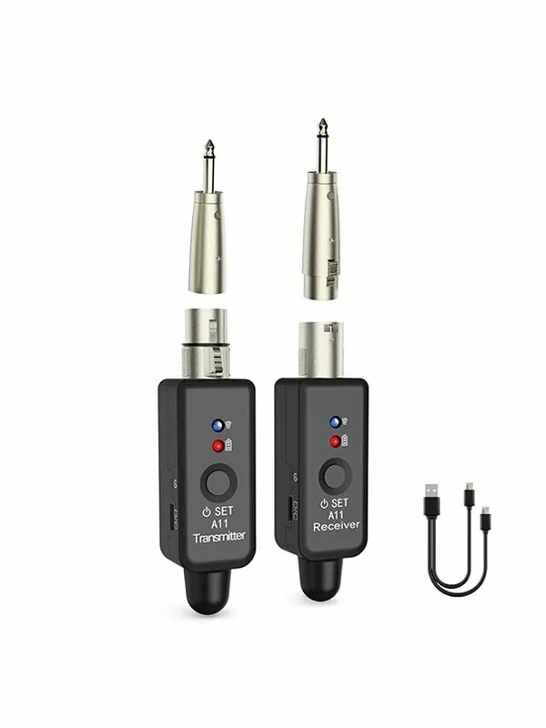 Беспроводная гитарная система А11 Беспроводная гитарная системаприемник/передатчик Дальность передачи 30 метров
