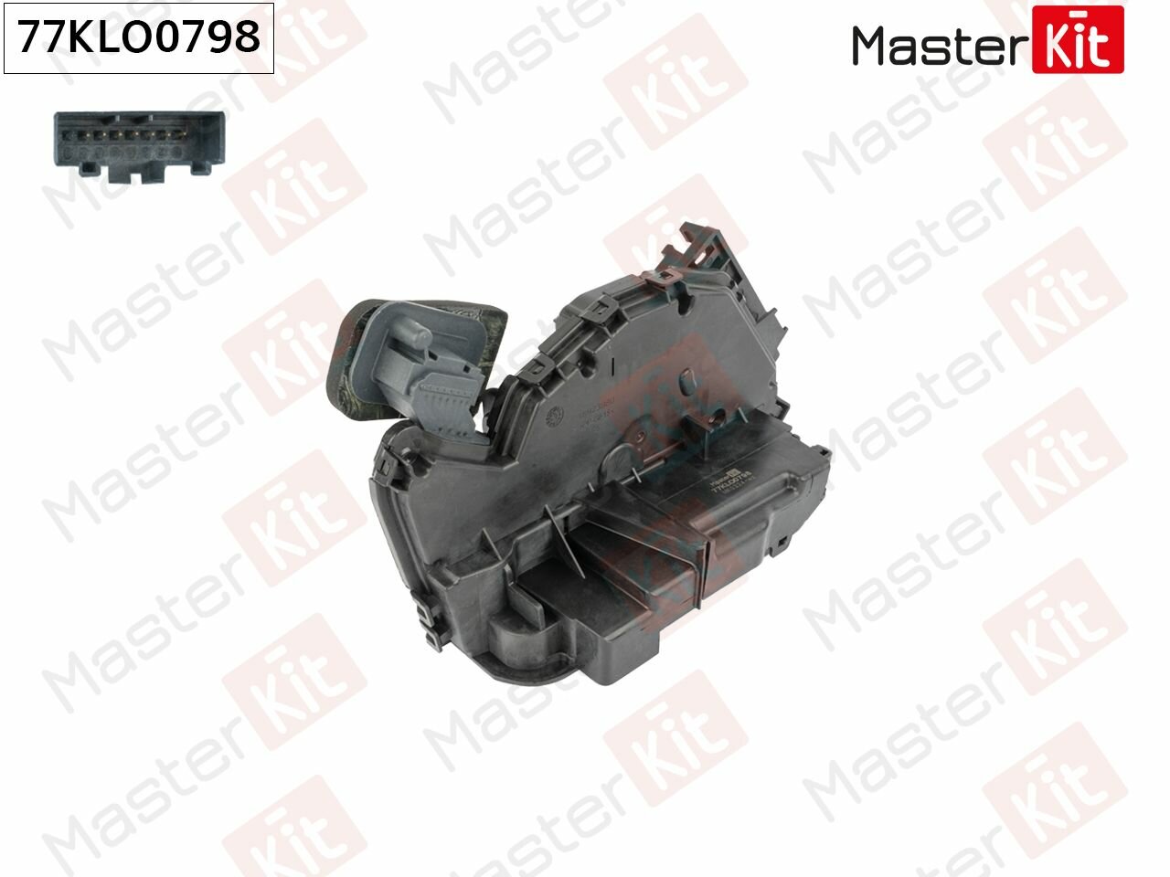 Замок передней правой двери SKODA RAPID NH3/OCTAVIA III 5E3 NL3 NR3 2012 - - MasterKit 77KLO0798