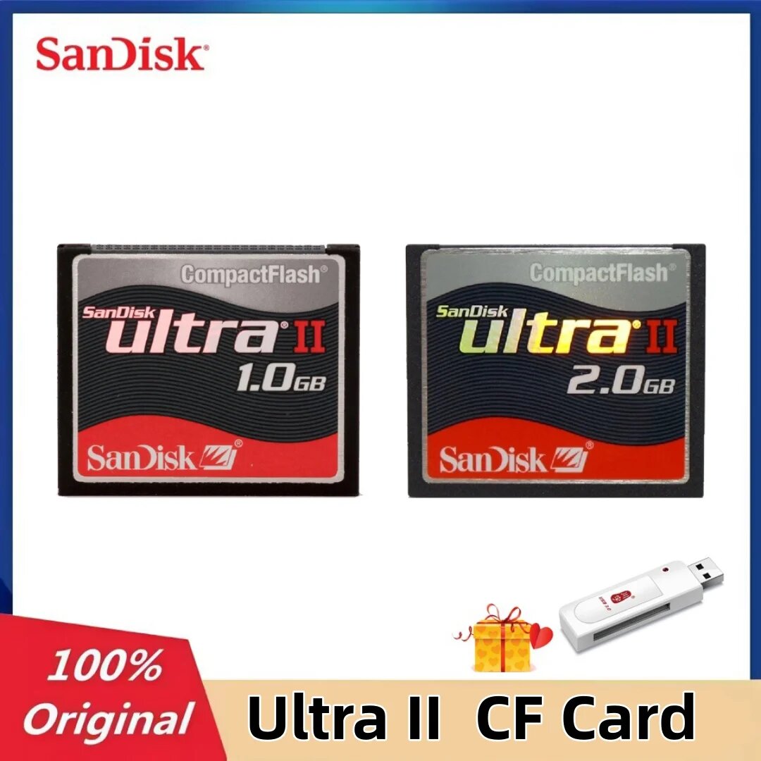 SanDisk Ultra II CompactFlash карты памяти 128МБ-2ГБ 2GB