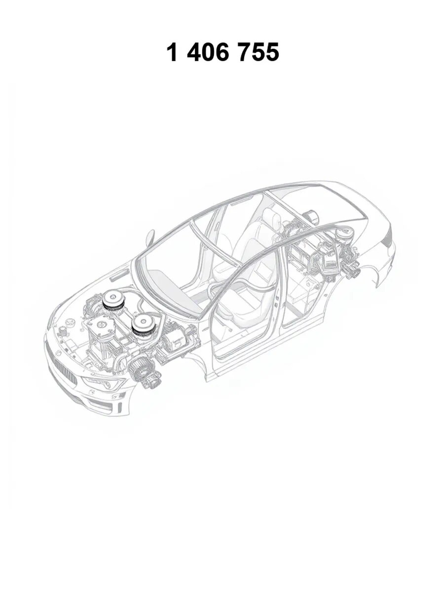 1406755, Болт к/в Ford