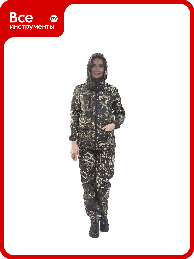 Женский антимоскитный костюм TAIFHUNTER ацена ЛО-0013-48-50-170и из ткани с защитой от насекомых, сеткой и капюшоном