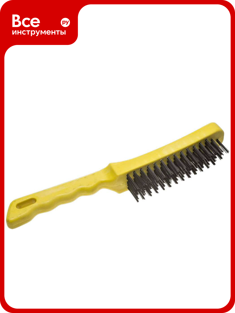 Проволочная стальная щетка, 5 рядов STAYER MASTER 35015-5