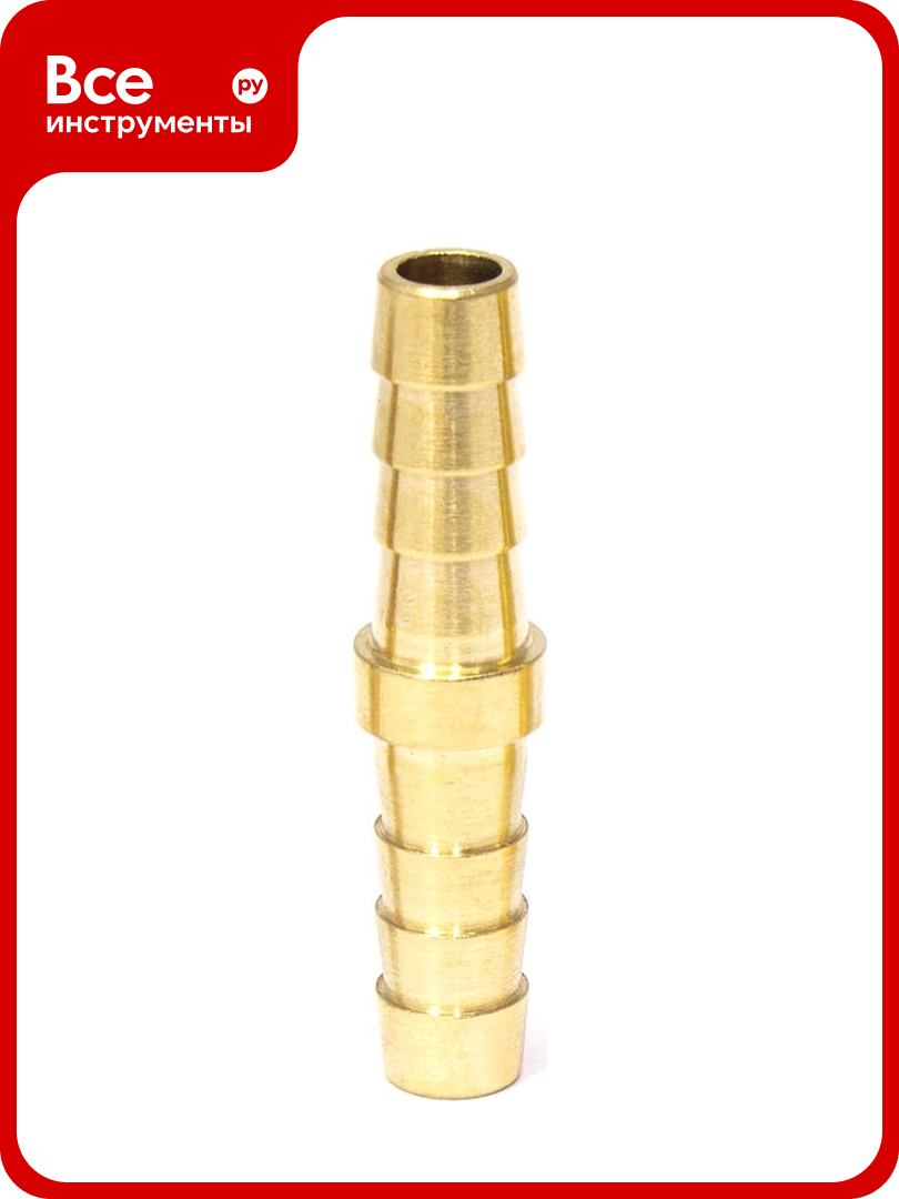 Штуцер шланга ёлочка 8 мм для сращивания шлангов PI TOOLS 7860