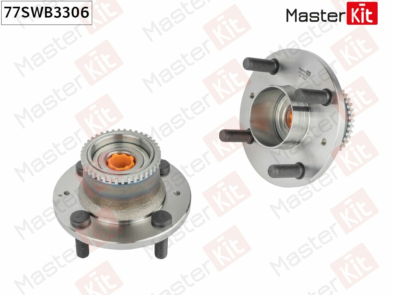 Ступица в сборе с подшипником задний. Chevrolet AVEO/KALOS T250 T255/Daewoo KALOS KLAS 2 MasterKit 77SWB3306