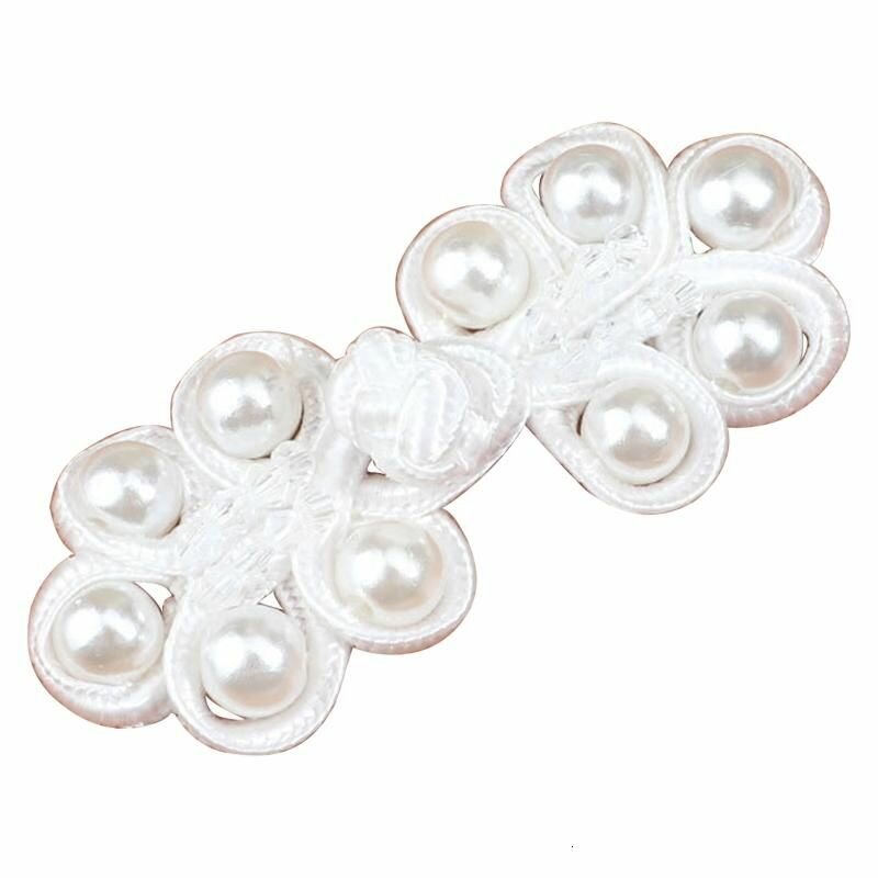 Китайская булавка-застёжка для чеongsам, Белый