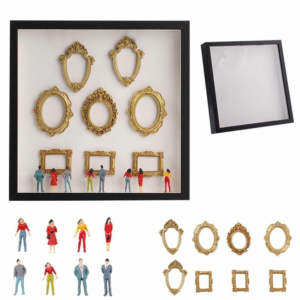 Мини-музей альбом, силуэтная шкатулка для вечной памяти