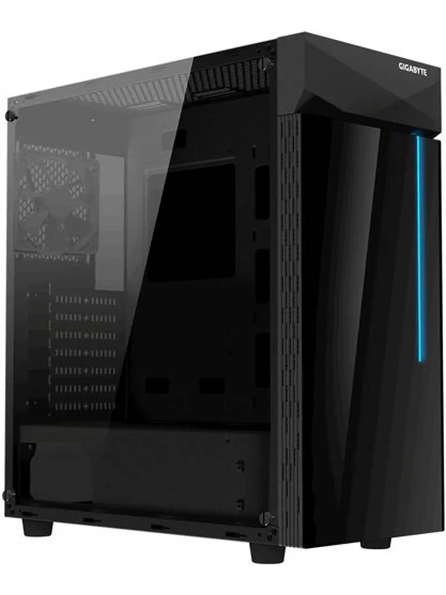 Корпус C200 GLASS GB-C200G черный