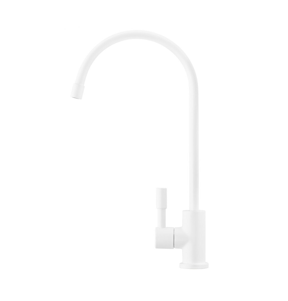 Кран д/чистой воды барьер, цвет белый матовый