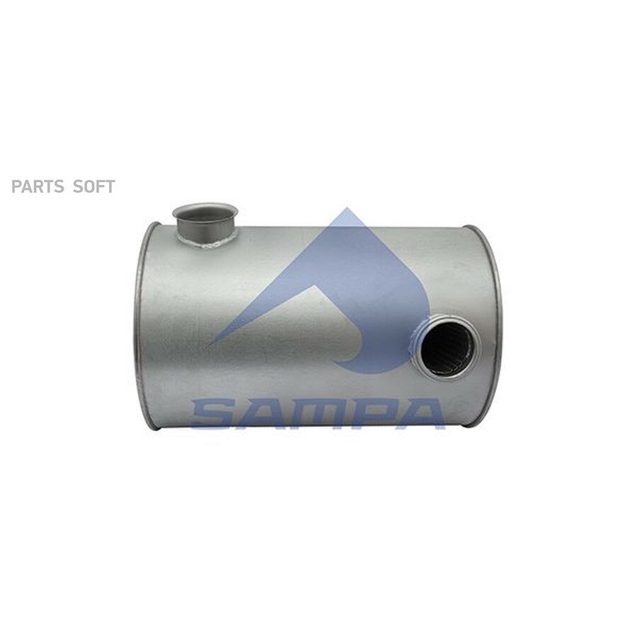 Глушитель основной Volvo от официального дистрибьютора, SAMPA, артикул 031469