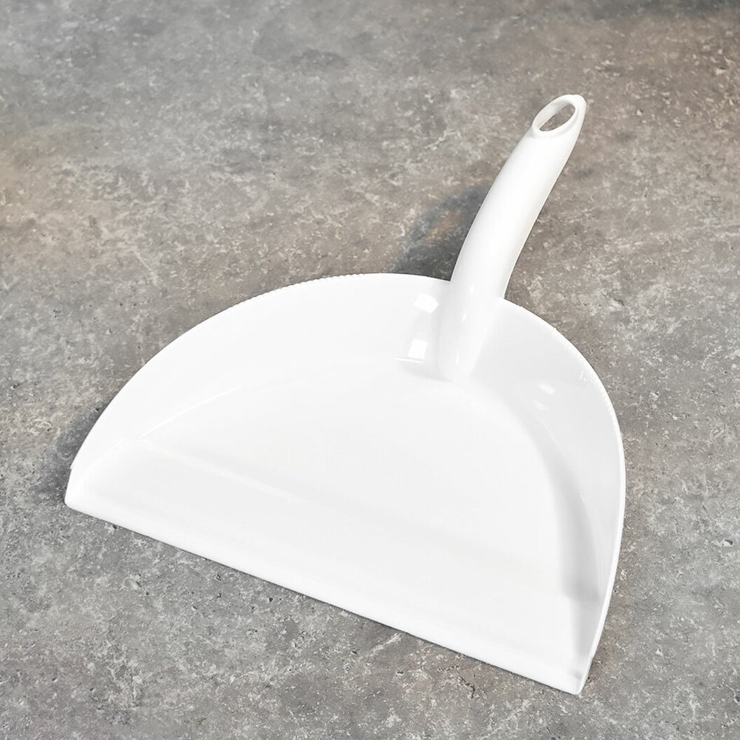 Совок пластиковый "Good", белый, полипропилен, с удобной ручкой