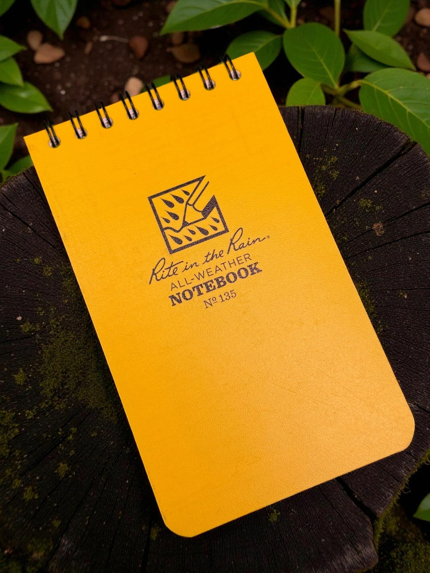 Блокнот Rite in the Rain RITR135 Top Spiral Notebook 3x5 Yellow