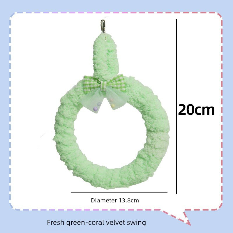 Большое гнездо для попугаев и неразлучников, подвесное, ручной работы, с флисовой подкладкой, качели для птиц,