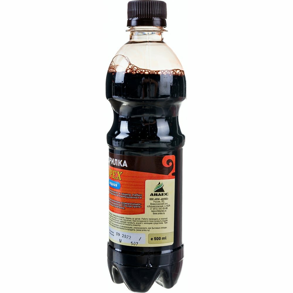 Водная морилка для дерева Анлес 0.5 л орех 70214